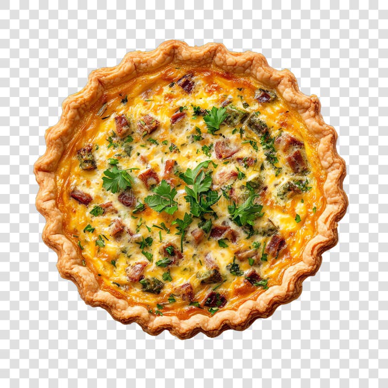 Breakfast quiche stock image. Illustration of brunch - 341464607