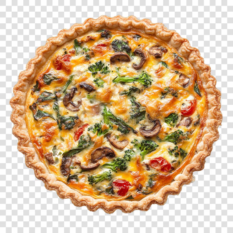 Breakfast quiche stock image. Illustration of fresh - 341464619