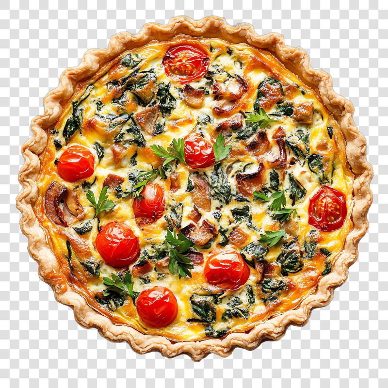 Breakfast quiche stock image. Illustration of restaurant - 341464625