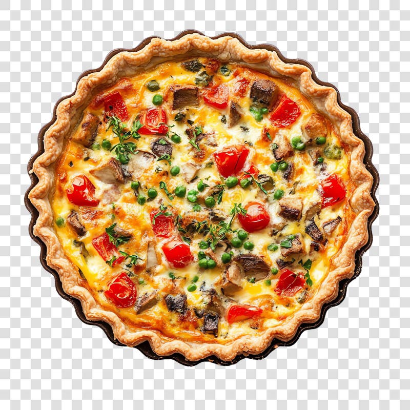 Breakfast quiche stock image. Illustration of dinner - 341464635