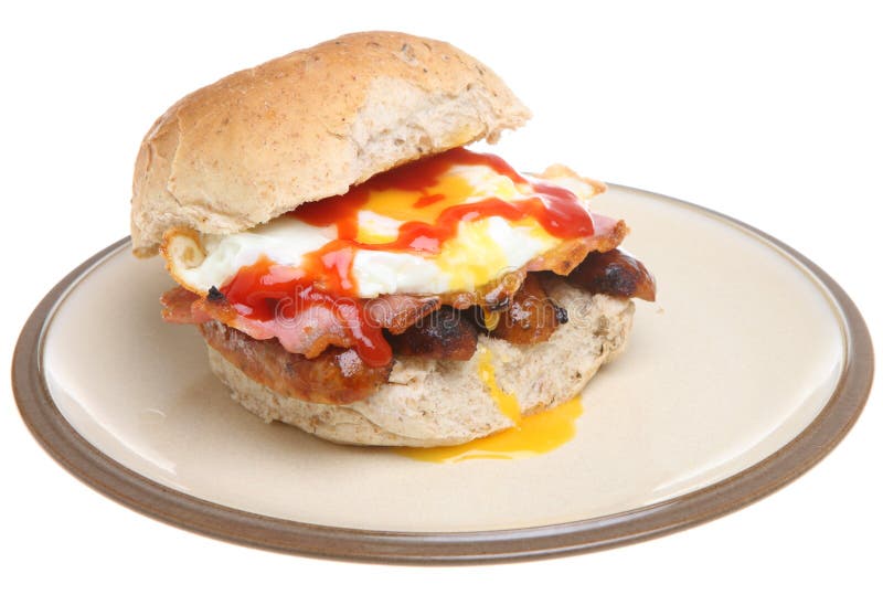 Breakfast Roll stock image. Image of snack, horizontal - 15509725