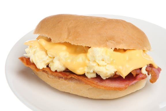 Breakfast Roll stock photo. Image of morning, meal, scrambled - 8230042