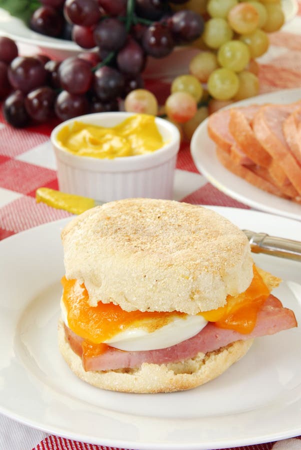 Breakfast sandwich stock image. Image of golden, bread - 17326335