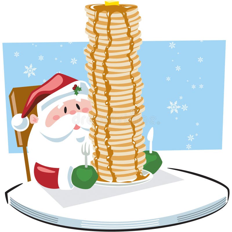 Santa Breakfast Stock Illustrations – 596 Santa Breakfast Stock ...
