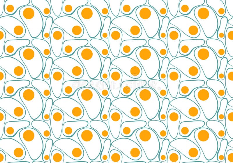 Breakfast Seamless Scrambled Egg Pattern for Fabrics and Kids and ...