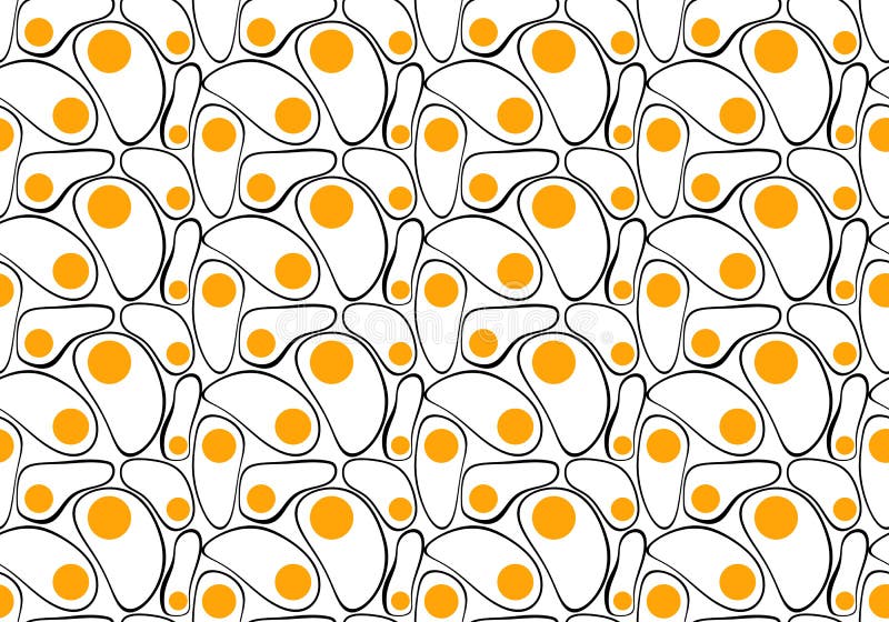 Breakfast Seamless Scrambled Egg Pattern for Fabrics and Kids and ...