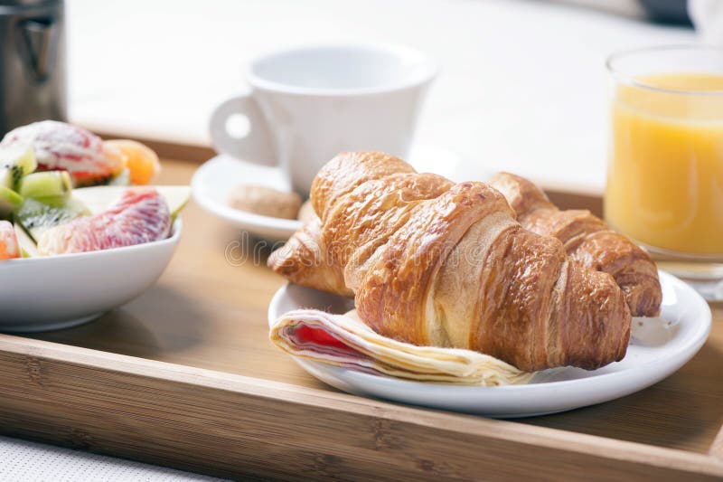 Breakfast Served on Table stock image. Image of drink - 83891139