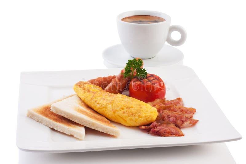 Breakfast set stock image. Image of life, gourmet, fastfood - 39256223