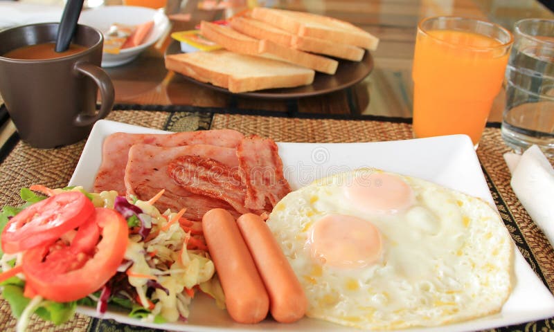 Breakfast set stock photo. Image of menu, delicious, meal - 45815378