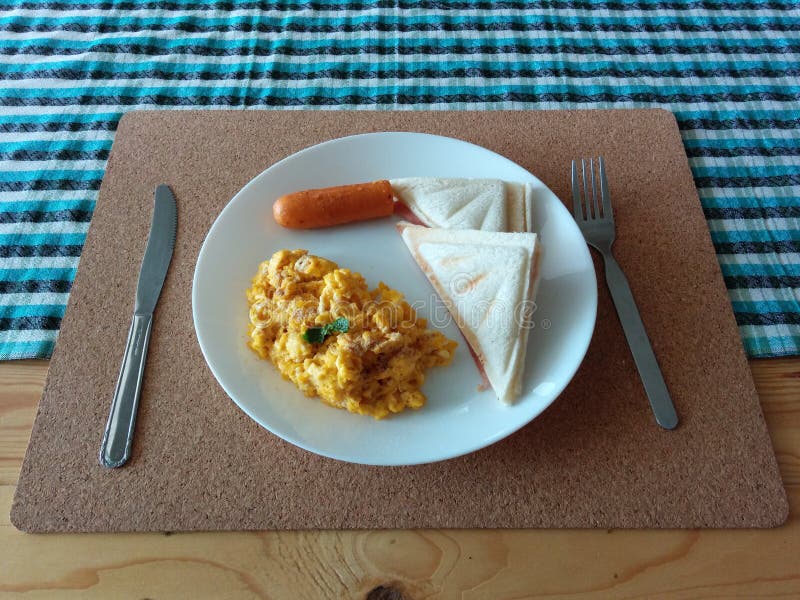 Breakfast set editorial stock photo. Image of easy, cuisine - 52325488