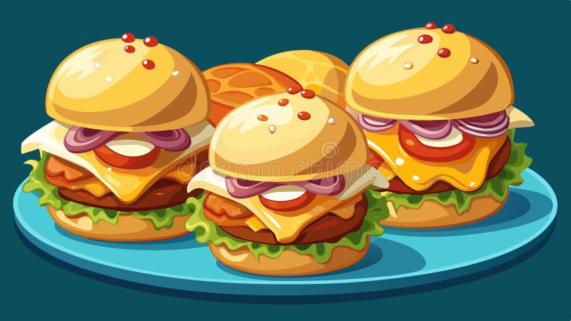 Breakfast Sliders Featuring Mini Egg Sandwiches with Bacon and Cheddar ...