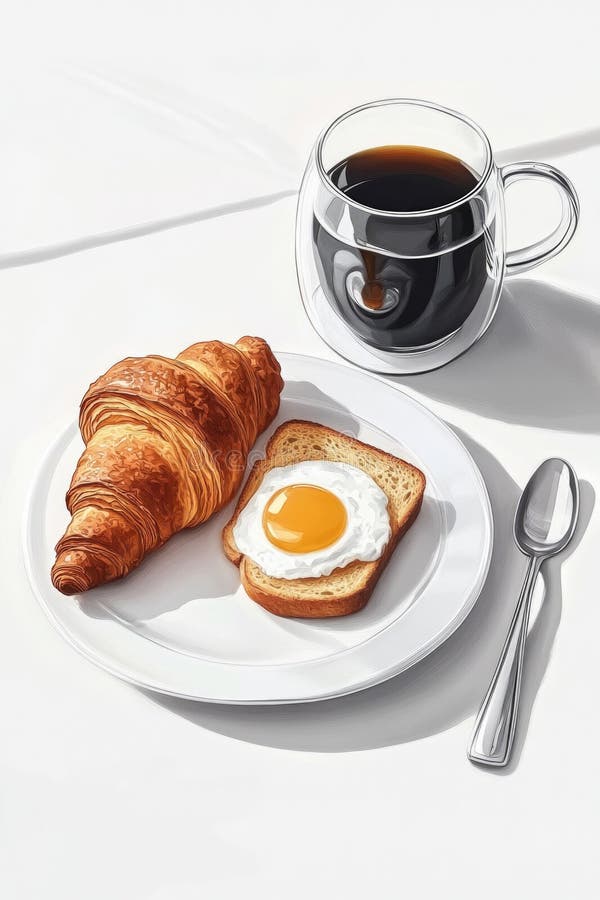 Breakfast or Snack Plate stock image. Image of bread - 377372151