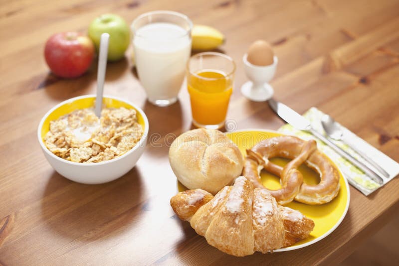 Breakfast on table stock image. Image of breakfast, fresh - 50499295