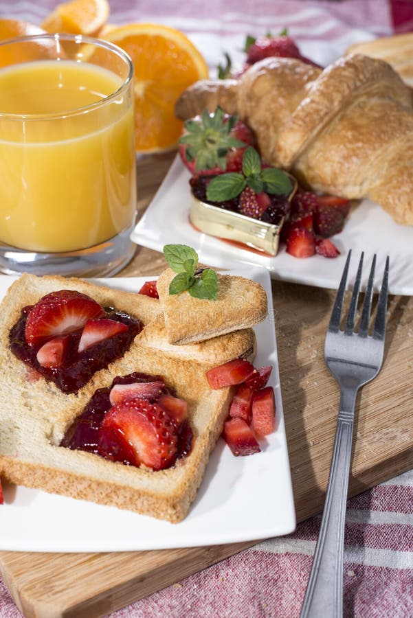 Breakfast Table stock photo. Image of jelly, macro, food - 31892440