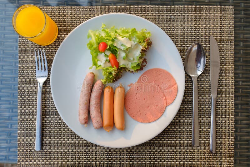 Breakfast on the table stock image. Image of delicious - 177604495