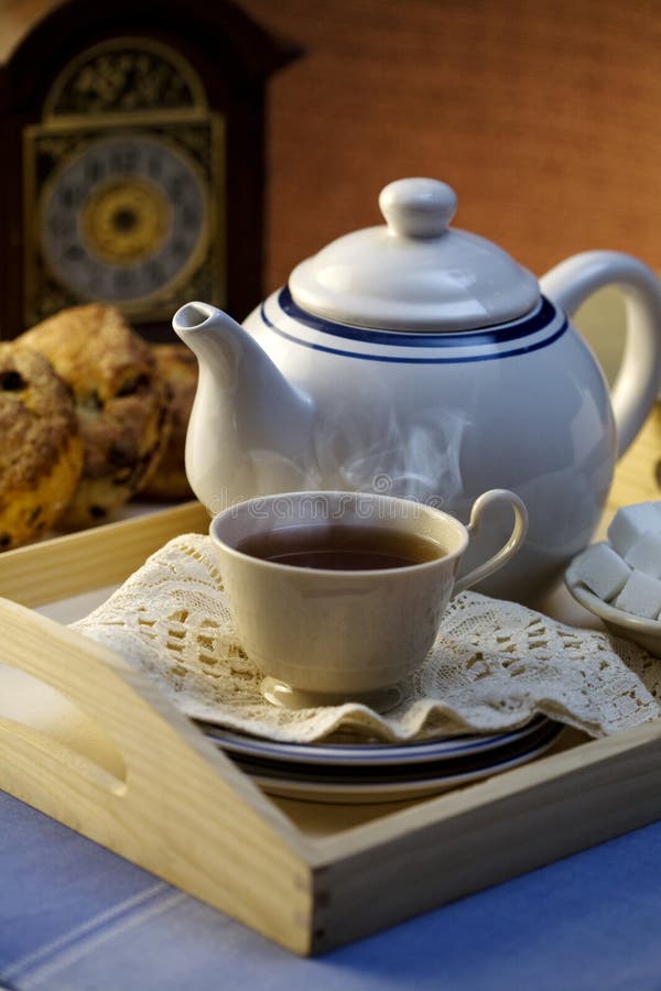 Tea time stock image. Image of serve, beverage, china - 1558557