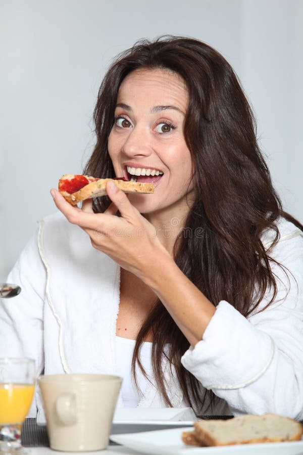 Breakfast time stock photo. Image of looking, beautiful - 16281928