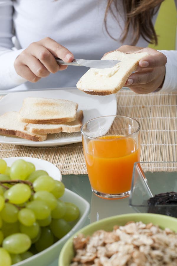 Intimate Couple and Breakfast Stock Photo - Image of breakfast ...