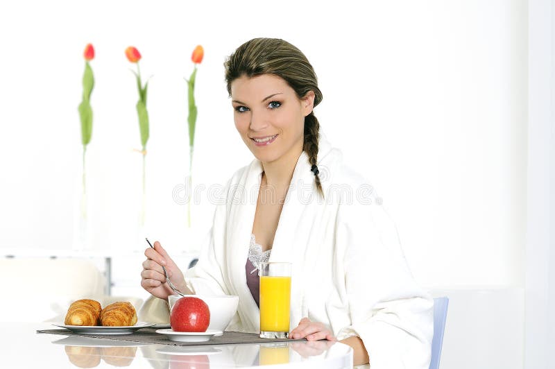 Breakfast time stock image. Image of orange, diet, energy - 18618627