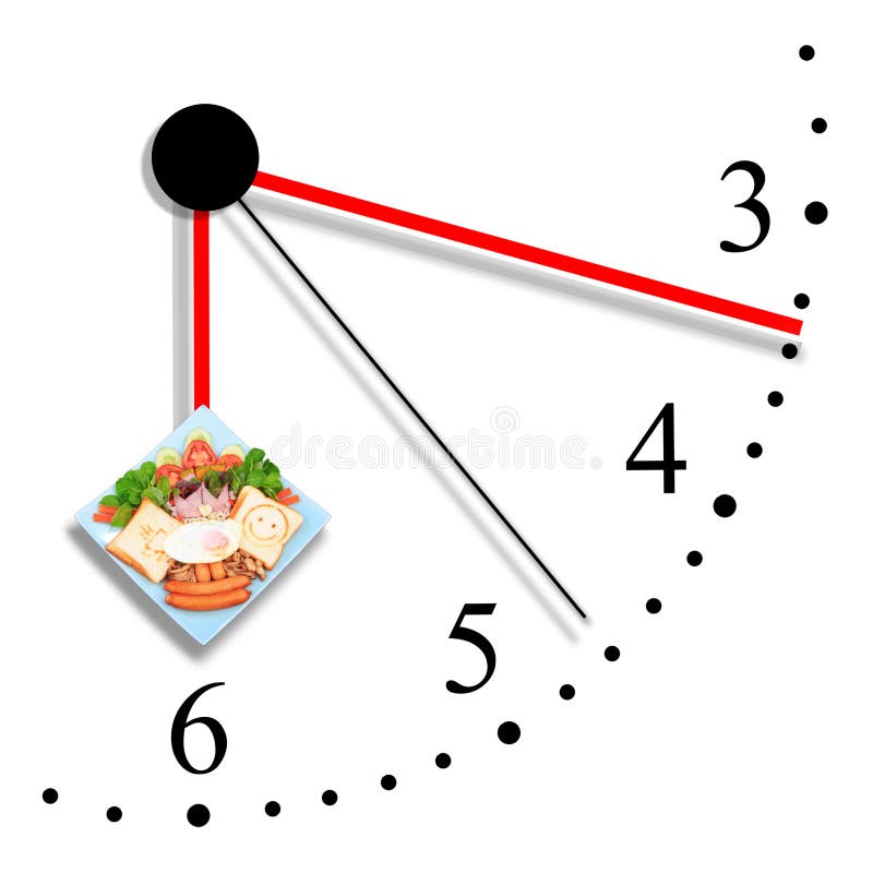 Breakfast time. stock illustration. Illustration of isolated - 23114589