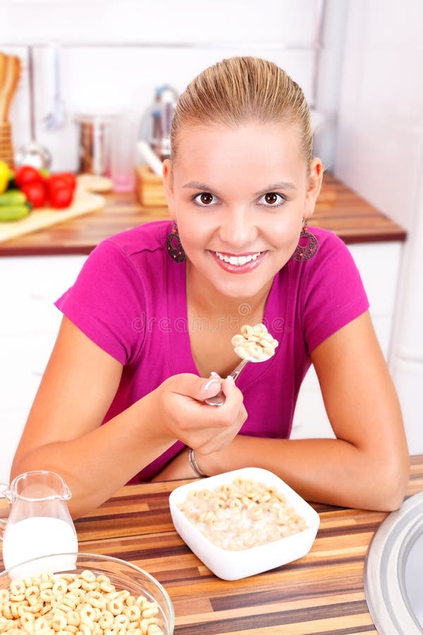 Breakfast time stock image. Image of breakfast, muesli - 29531631