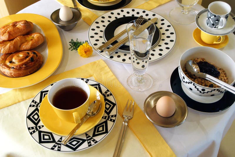 Breakfast time stock image. Image of food, breakfast, table - 4722127