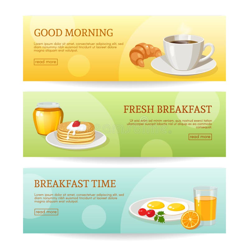 Breakfast Time Poster stock vector. Illustration of chalkboard - 78756483