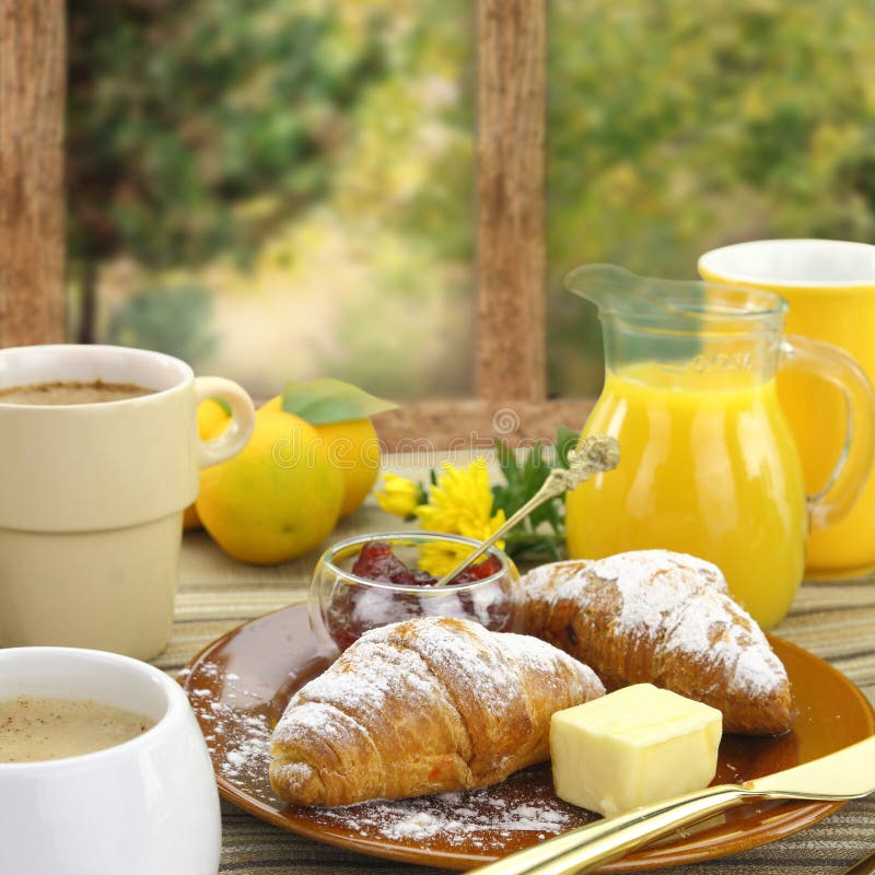 Breakfast time stock image. Image of dessert, drink, juice - 34718429