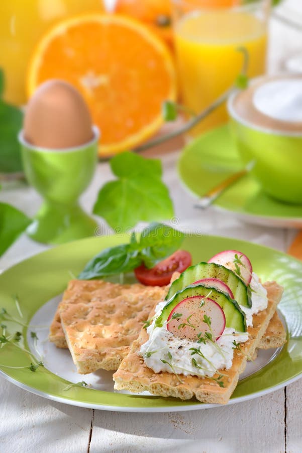 Breakfast time stock image. Image of energy, bread, blueberry - 25004875