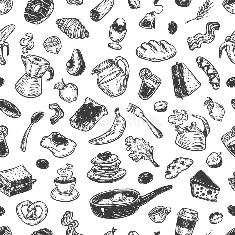 Bacon Egg Cheese Breakfast Sandwich Stock Illustrations – 2,388 Bacon ...