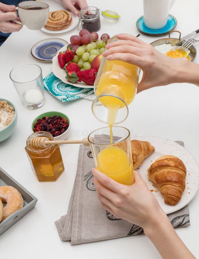 Breakfast time stock image. Image of friendship, food - 67461297