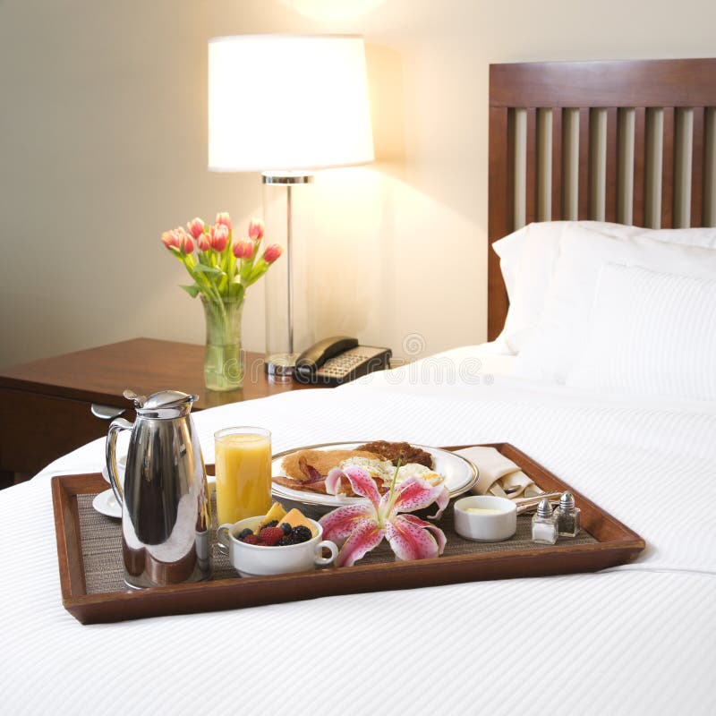 Breakfast tray. stock photo. Image of breakfast, motel - 2284454