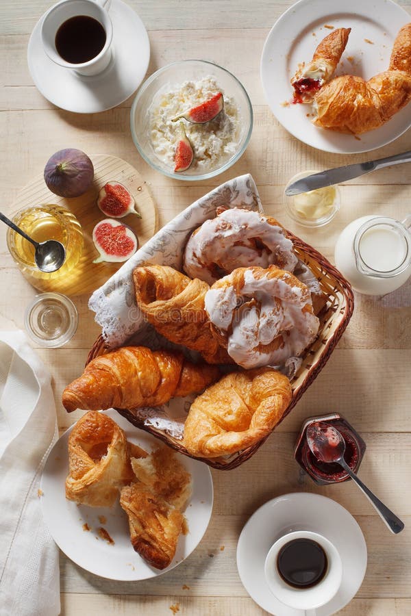 Breakfast for two stock image. Image of brown, spoon - 78349825