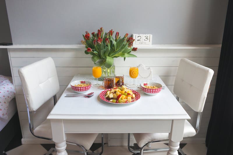 Breakfast for two stock image. Image of baked, cooking - 69906373