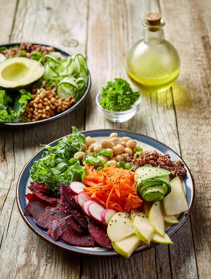 Breakfast vegan plates stock image. Image of detox, fresh - 100220773