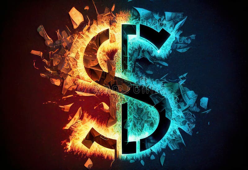 Breaking the Bank: Dollar Sign Exploding into Pieces - Generative AI ...