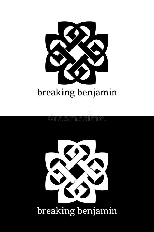 Breaking Benjamin Logo Breaking Benjamin Logo Black Gem