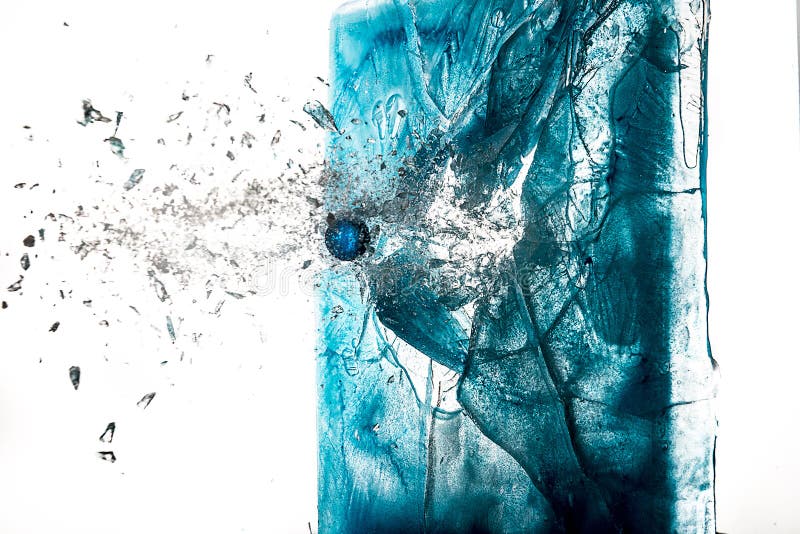 Breaking blue ice stock image. Image of isolated, chilly - 39067931