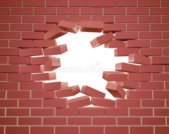 Smashing Bricks Stock Illustrations – 76 Smashing Bricks Stock ...