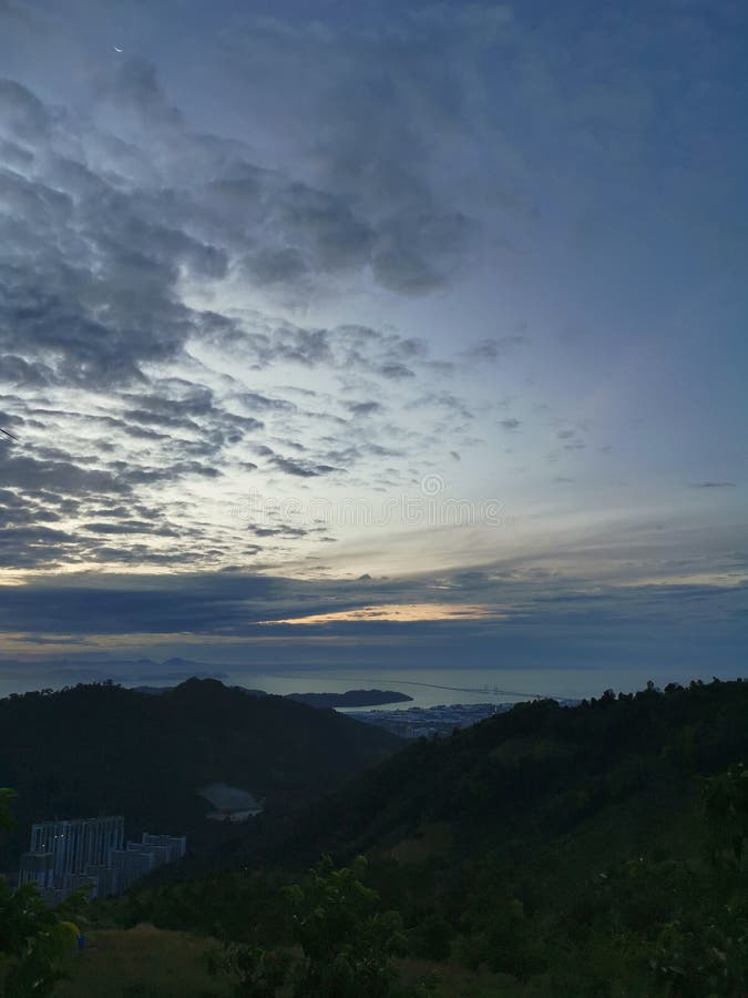 Breaking Dawn at Nan Shan, Penang Stock Photo - Image of breaking ...