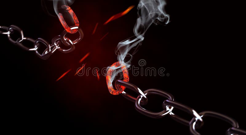 Breaking free stock illustration. Illustration of black - 8824305
