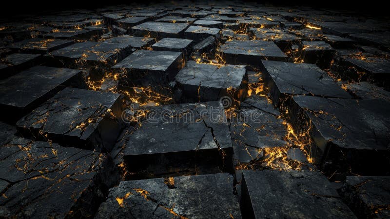 Breaking Free from Constraints Cracked Ground Digital Art Dark ...