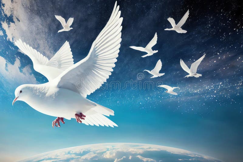 Breaking Free a Symbol of Peace and Hope in the Face of Nuclear War.AI ...