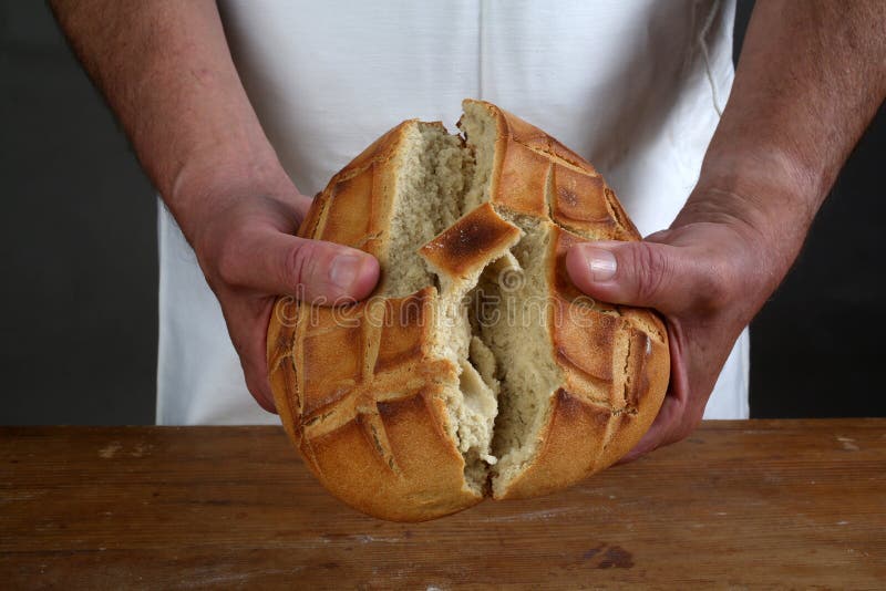 Communion Bread Priest Holding Stock Photos - Free & Royalty-Free Stock ...