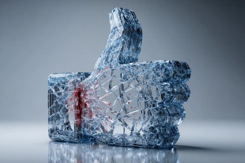 Breaking Glass Symbol Captures the Fragility of Connections in Modern ...