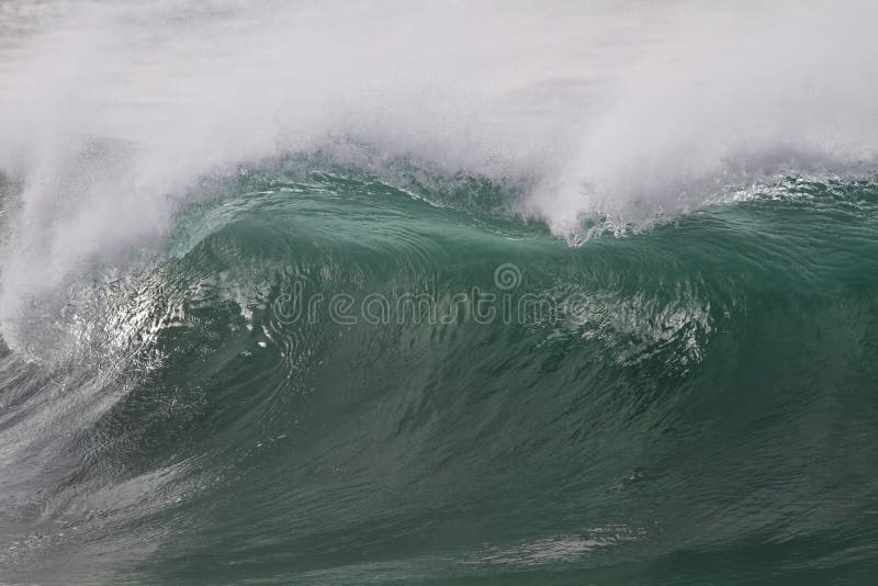 Breaking green wave detail stock photo. Image of beach - 199797514