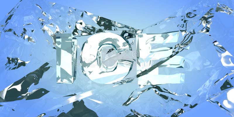 Breaking the Ice. Abstract Backround Stock Image - Image of grunge ...