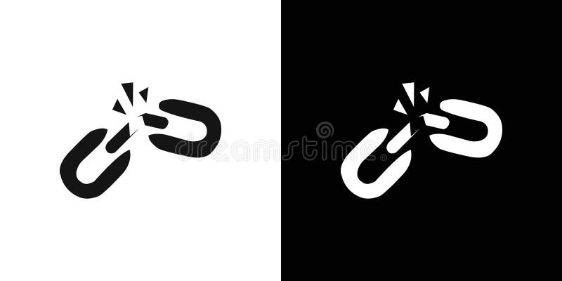 Breaking Icon Flat Line Illustration Stock Vector - Illustration of ...