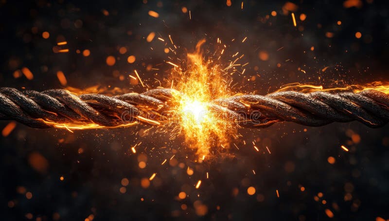 Breaking Metal Cable Sparks Fire Stock Photos - Free & Royalty-Free ...