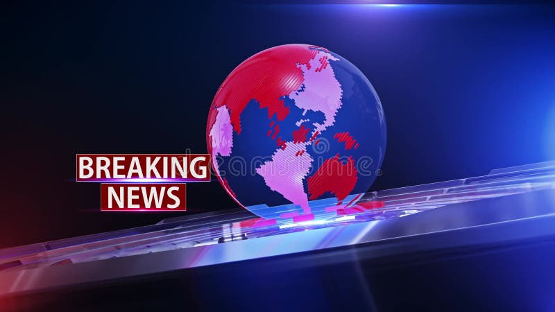 Breaking News Background Loop Stock Footage - Video of studio, tech ...